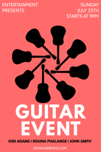 Guitar Event Flyer Template | PosterMyWall
