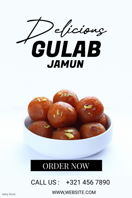 Gulab jamun Template | PosterMyWall