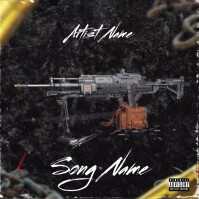 Gun Album cover template | PosterMyWall