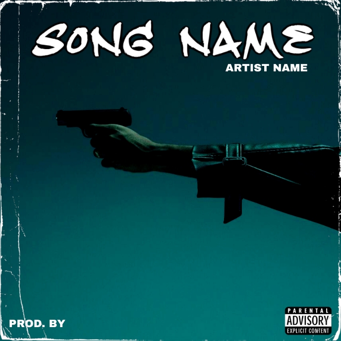 Gun Album cover template | PosterMyWall