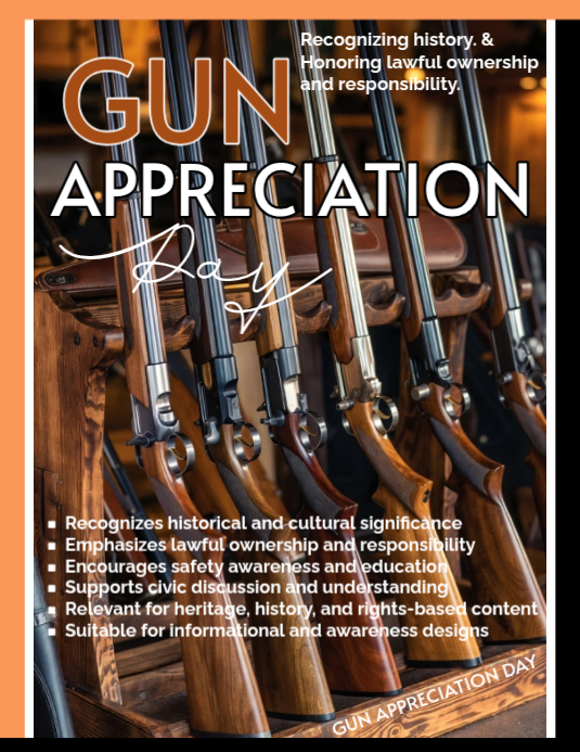 Gun Appreciation Day Template | PosterMyWall