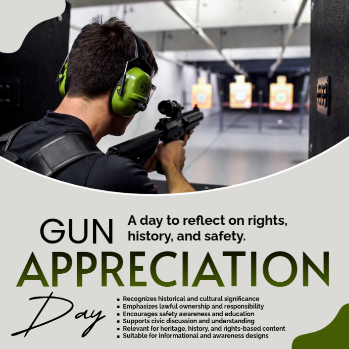 Gun Appreciation Day Template | PosterMyWall