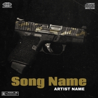 gun cover art Template | PosterMyWall