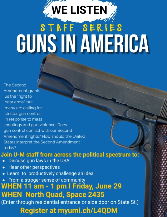 gun Flyer Template | PosterMyWall