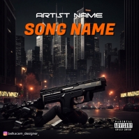 Gun Album Cover Template | PosterMyWall