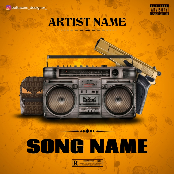 Copy of gun mixtape cover | PosterMyWall