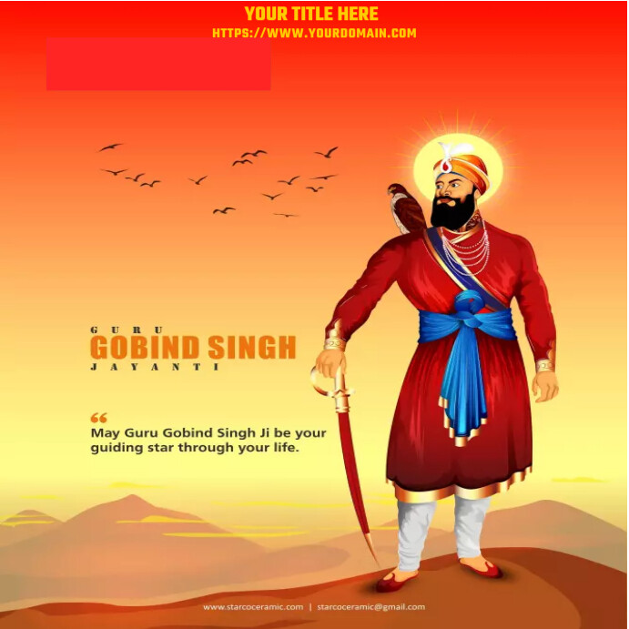 Plantilla de GURU GOVIND SINGH JAYANTI (2) | PosterMyWall