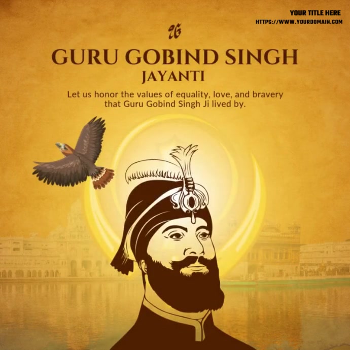 GURU Govind Singh jayanti 2025 Template | PosterMyWall