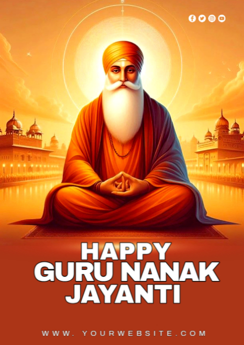 GURU NANAK JAYANTI Template | PosterMyWall