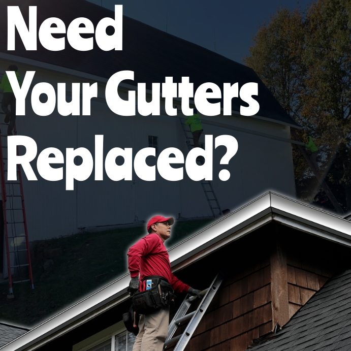 Gutter Replacement Company Template | PosterMyWall