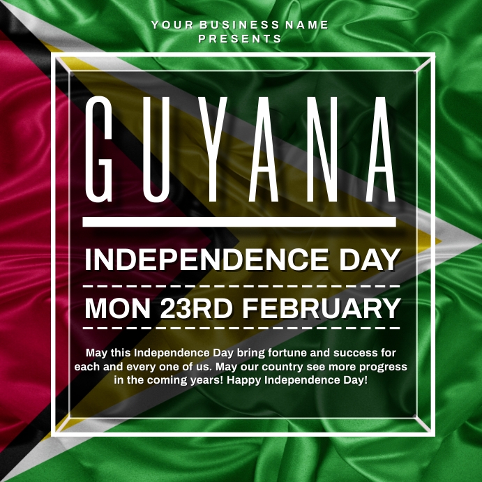 Copy of Guyana | PosterMyWall