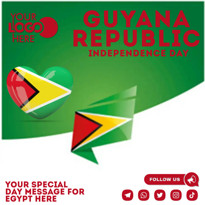 Copy of Guyana independence day | PosterMyWall