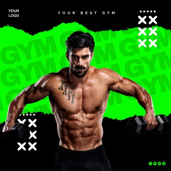 Copy of Gym & fitness 2023 | PosterMyWall