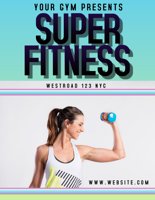 GYM AD POSTER BANNER FLYER Template | PosterMyWall