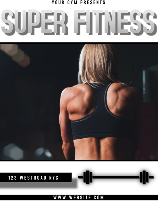 GYM AD TEMPLATE FLYER | PosterMyWall