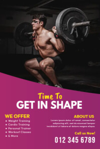 Gym Session Ads Template | PosterMyWall