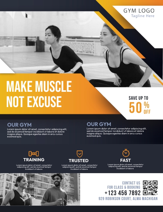 Gym Ads Template | PosterMyWall