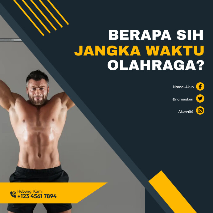 Copy of Gym and fitness ad poster | PosterMyWall