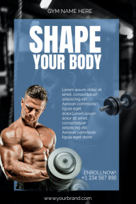 gym and fitness Template | PosterMyWall
