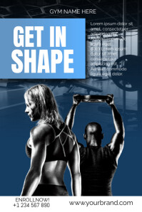gym and fitness Template | PosterMyWall