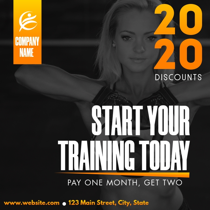 gym and fitness instagram post advertisement Template | PosterMyWall