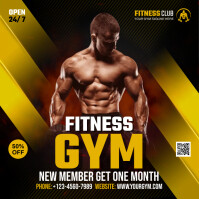 Gym center flyer Template | PosterMyWall