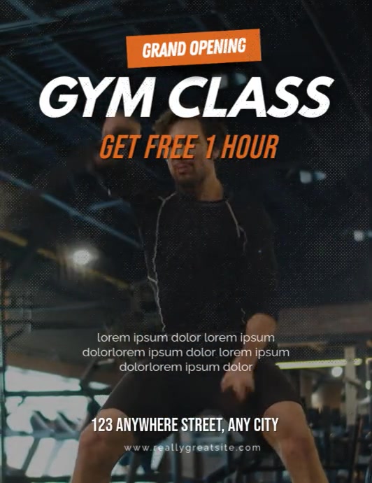 Copia de gym class poster | PosterMyWall
