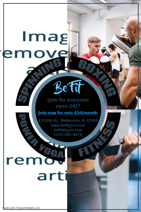 gym classes | PosterMyWall