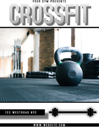 GYM CROSSFIT AD TEMPLATE FLYER | PosterMyWall