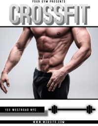 GYM CROSSFIT AD TEMPLATE FLYER | PosterMyWall