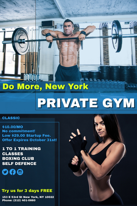 gym Template | PosterMyWall