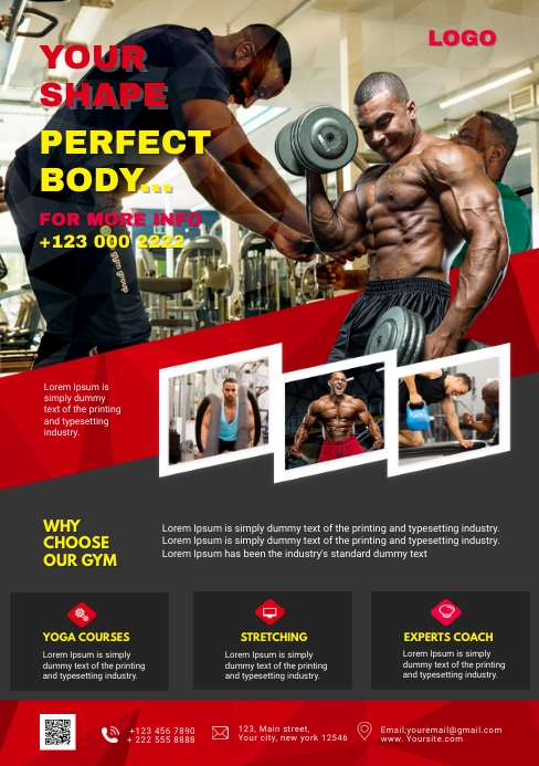 GYM Template | PosterMyWall