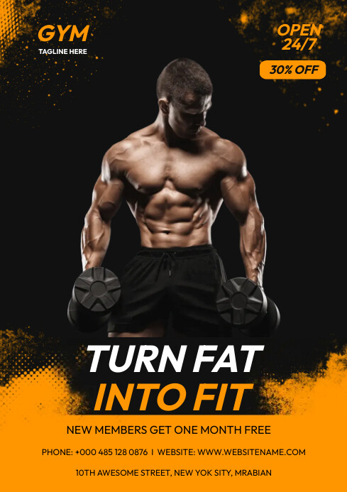 Gym Template | PosterMyWall