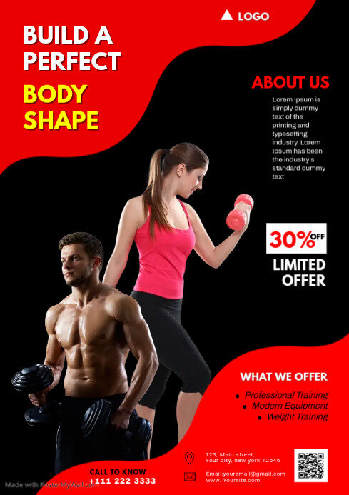 GYM Template | PosterMyWall