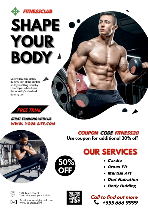 GYM Template | PosterMyWall