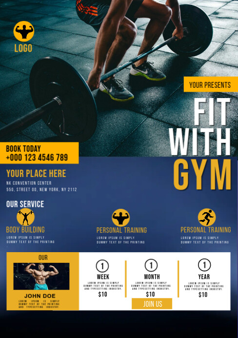 Copy of Gym | PosterMyWall