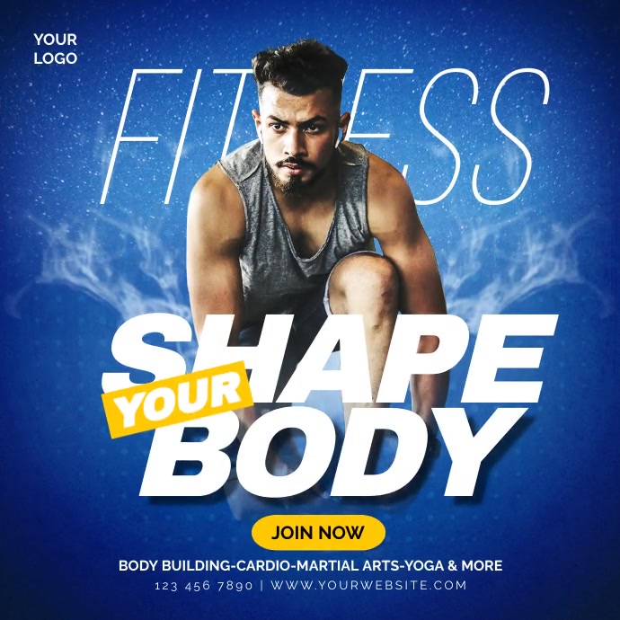 Copy of Gym Fitness Physical Exercise Instagram Post | PosterMyWall