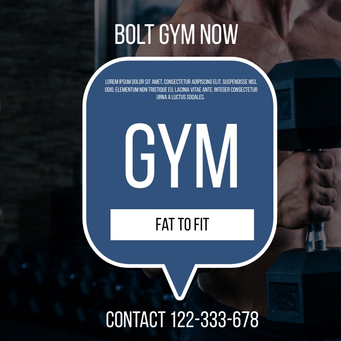 Gym flyers Template | PosterMyWall