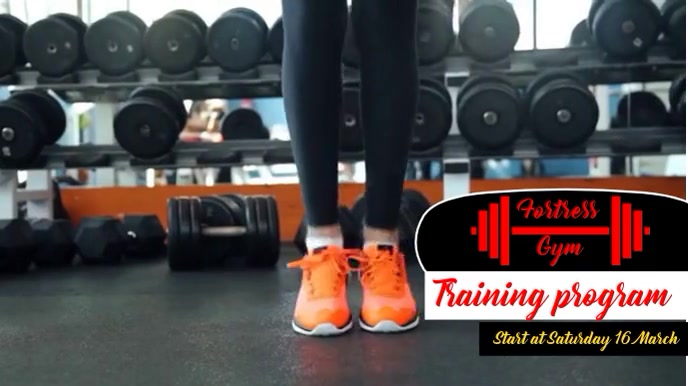 GYM GIRL Template | PosterMyWall