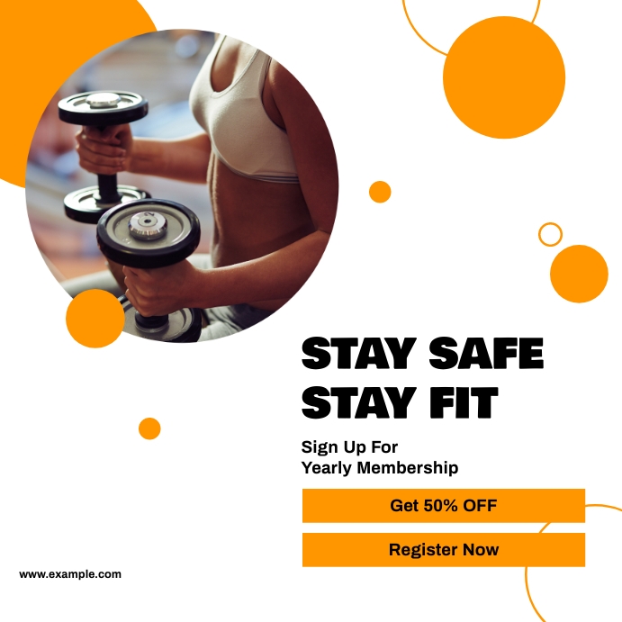 Gym Membership - Instagram Post Template | PosterMyWall