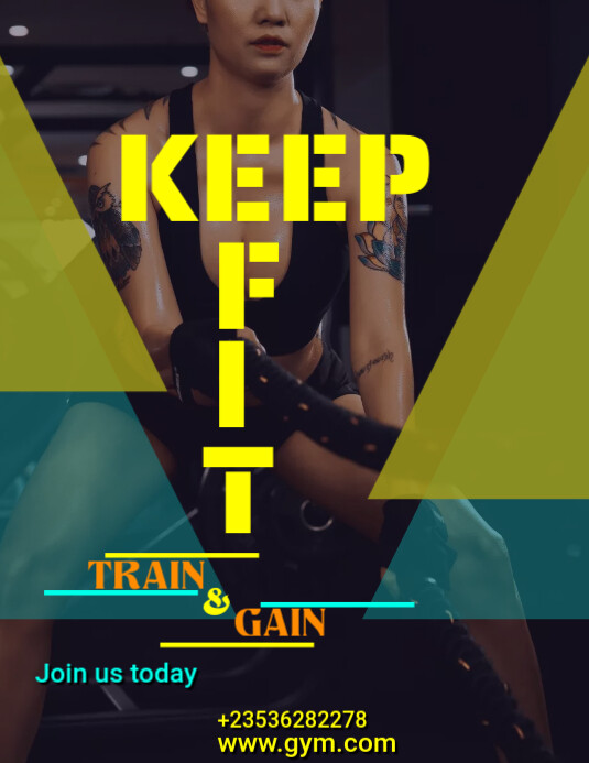 gym poster Template | PosterMyWall