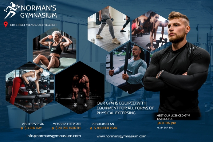 Copy of gym poster | PosterMyWall