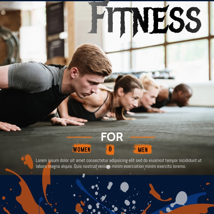 GYM POSTER Template | PosterMyWall