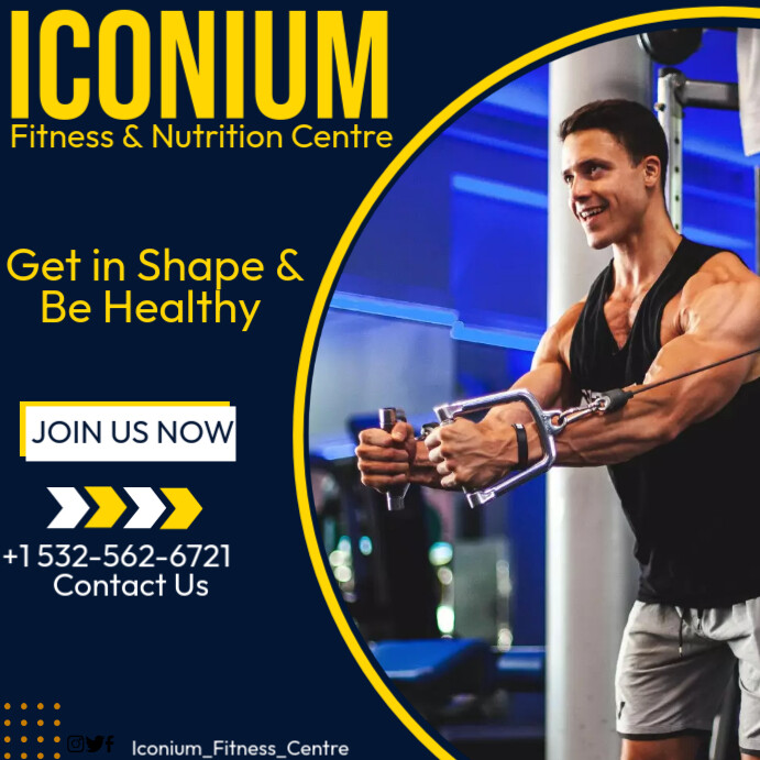 Gym poster Template | PosterMyWall