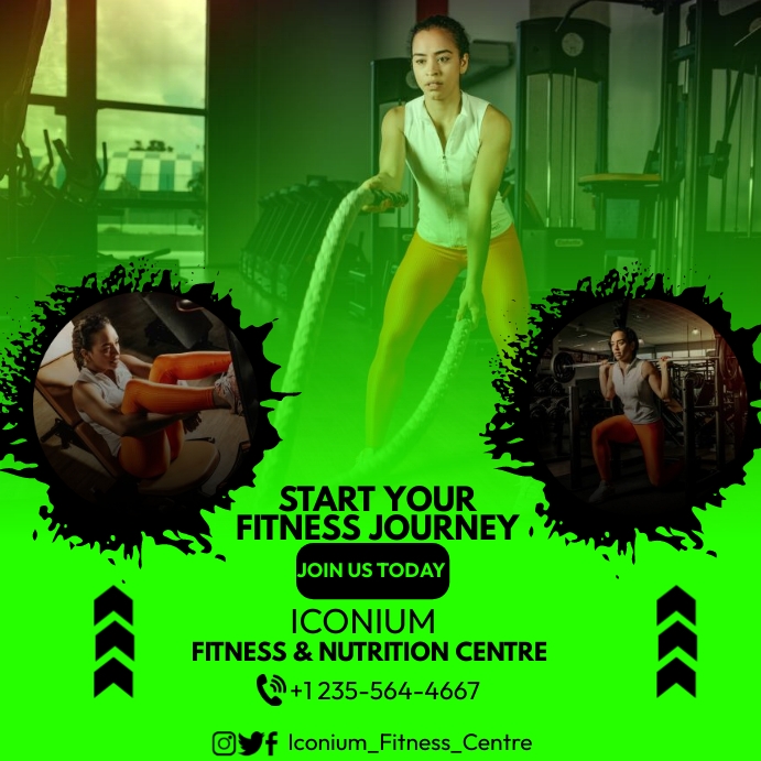 Gym poster template | PosterMyWall