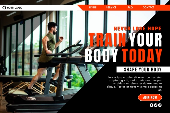 GYM POSTER.KC Template | PosterMyWall