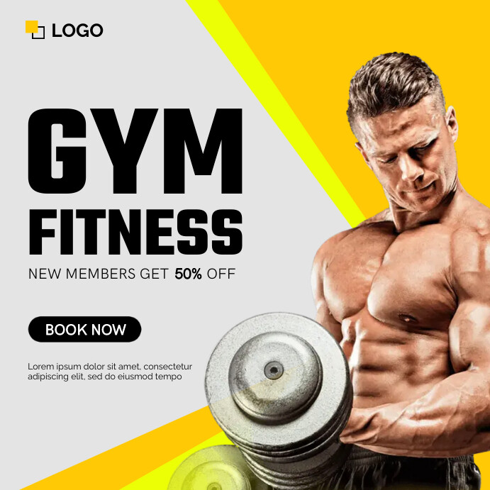 Gym posters Template | PosterMyWall