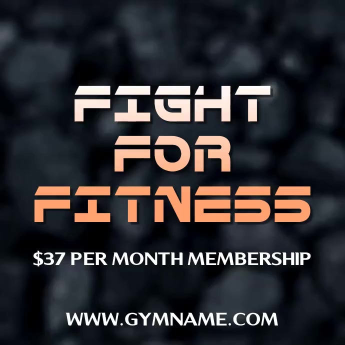 Copy of Gym Promotion Social Media Template | PosterMyWall
