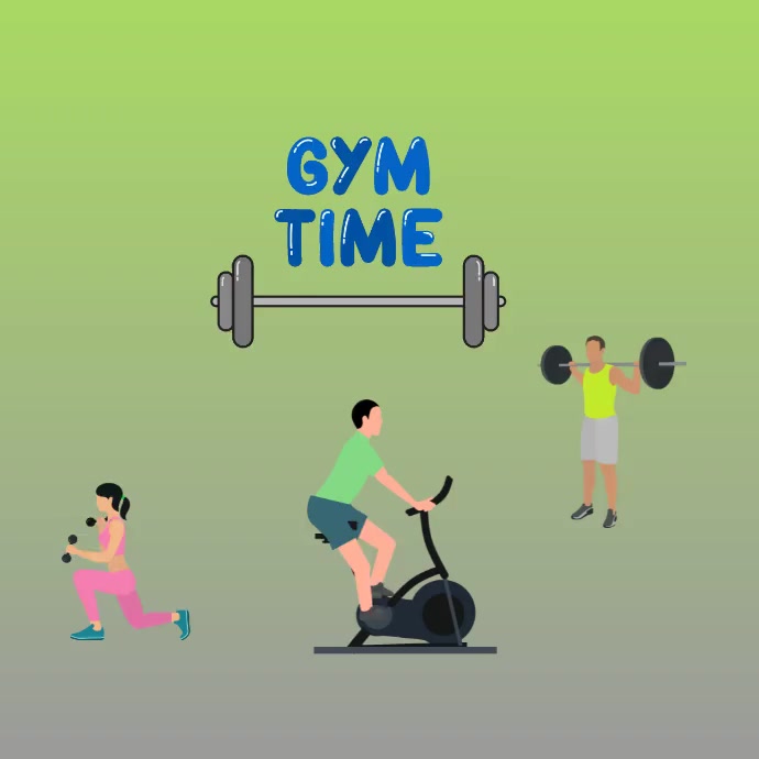 GYM TIME Template | PosterMyWall