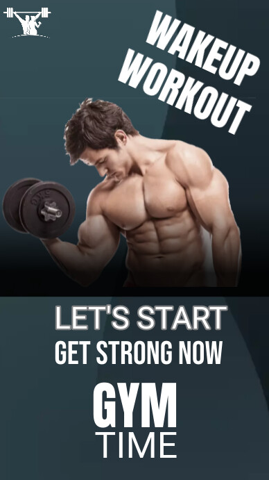 gymnasium poster Template | PosterMyWall